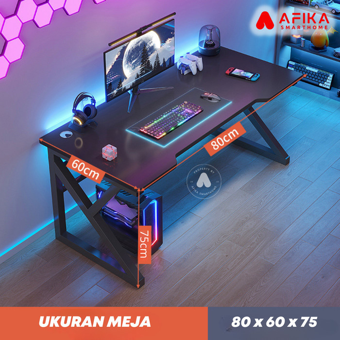 Jual Mabel Meja Komputer PC Laptop Kayu Kokoh Desk Stable Frame with ...