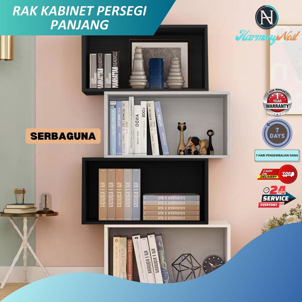 Jual HarmonyNest - Rak Kabinet Kotak Persegi Panjang Serbaguna Kekinian ...