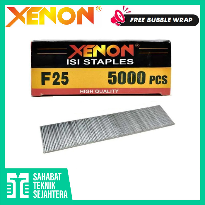 Jual XENON F25 MO Isi Mesin Staples Mata Paku Tembak Lurus Air Nailer ...