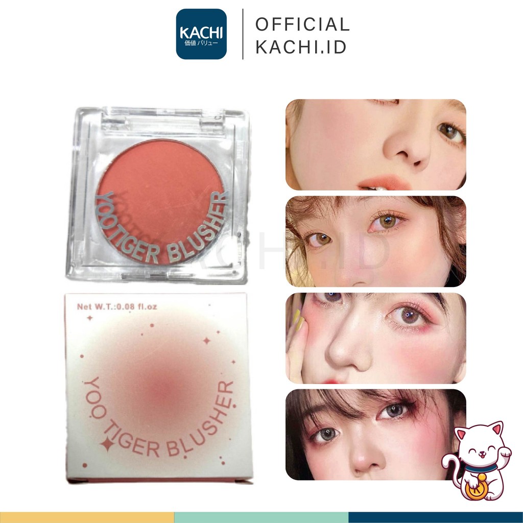 Jual KACHI - SVMY YOO TIGER Blush On Powder Cake Single Palette Matte ...