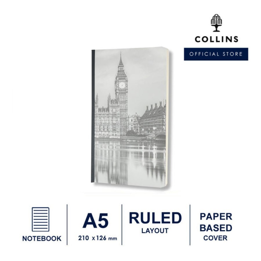 Jual Collins Notebook BEN A5 Slim Ruled Agenda Jurnal Planner Journal ...