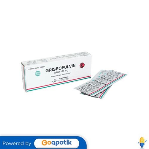 Jual Griseofulvin Novapharin 500 Mg Box 100 Tablet | Shopee Indonesia