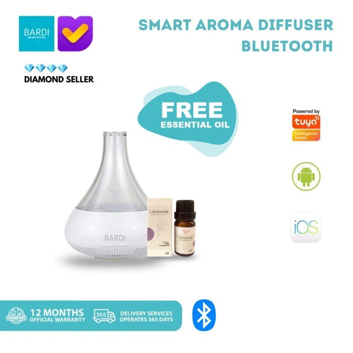 Jual BARDI Smart Aroma Diffuser Bluetooth | Shopee Indonesia