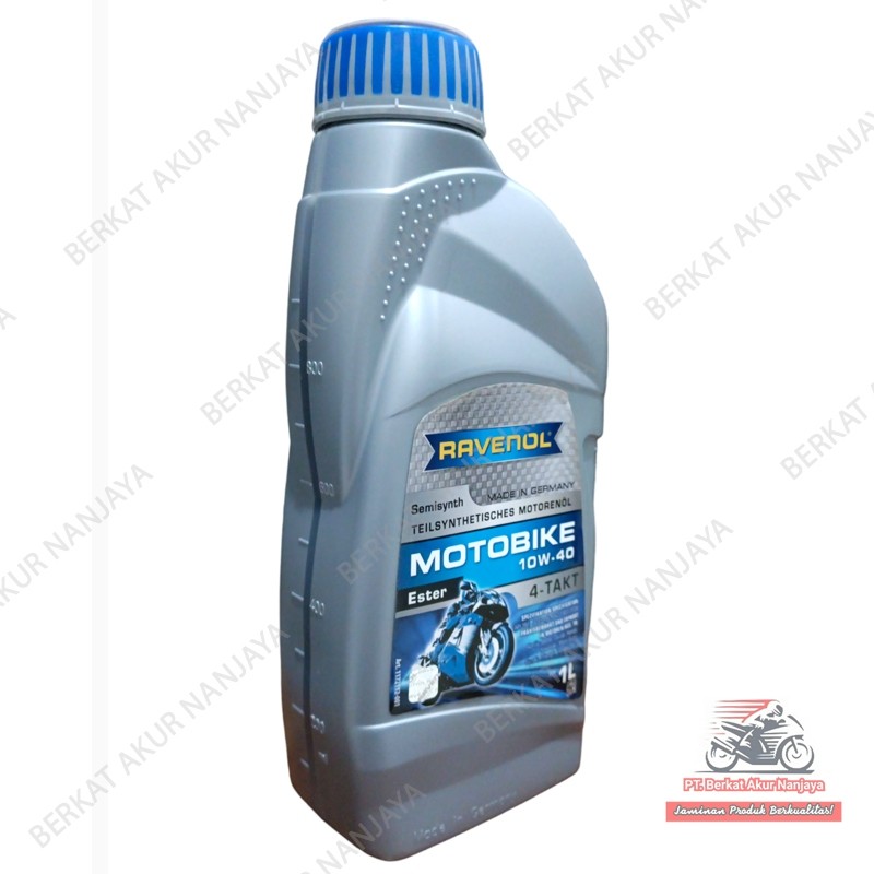 Jual OLI RAVENOL MOTOBIKE 10W - 40 MADE IN GERMANY 1Liter | Shopee Indonesia