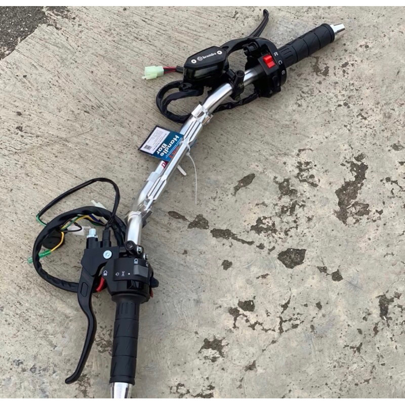 Jual paket stang stir day model daytona set master rem oval holder ksr ...