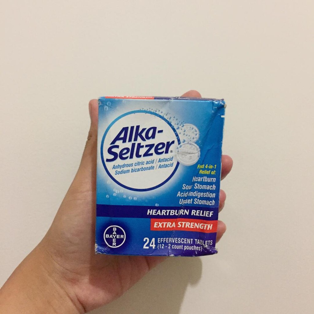 Jual Alka Seltzer Extra Strength Heartburn Relief Tablet Obat Kembung ...