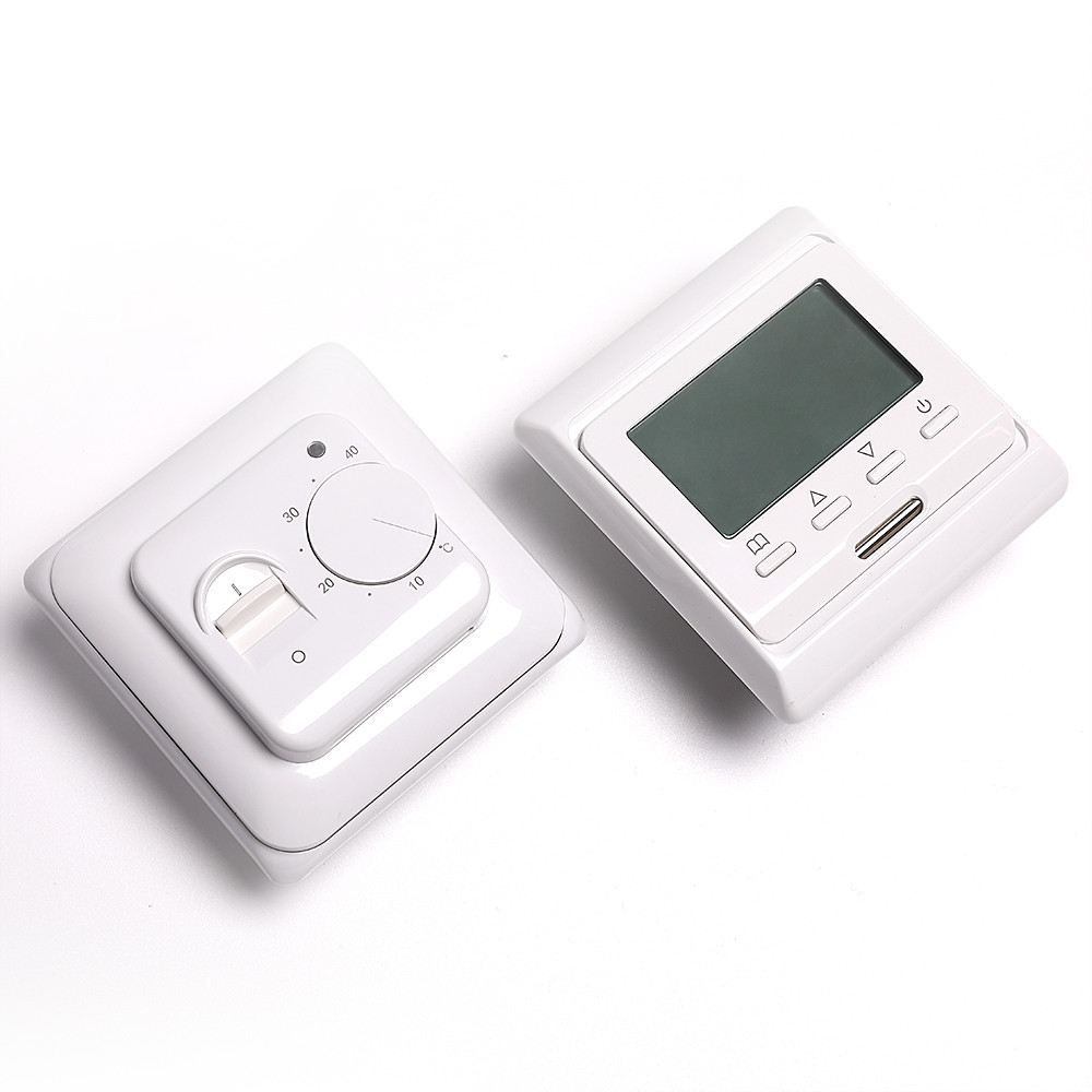 Jual LCD Weekly Programmable Floor Heating Temperature Regulator ...