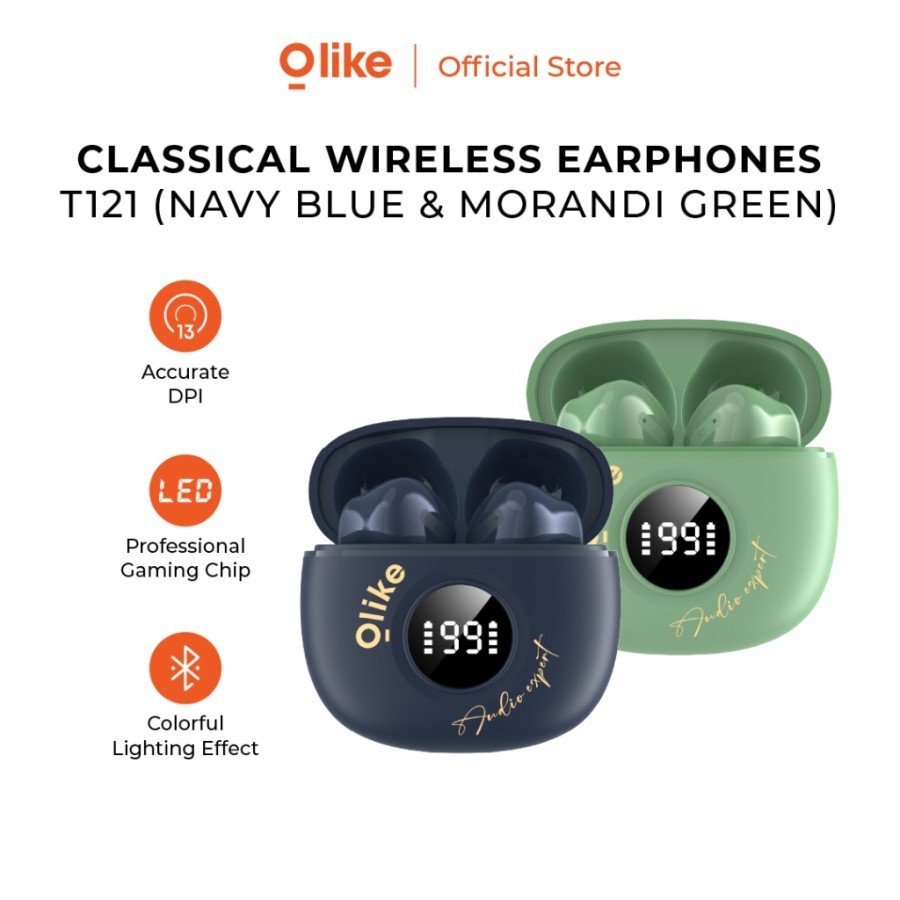 Jual OLIKE T121 Classical Tws Headset Bluetooth 5.3 | Shopee Indonesia