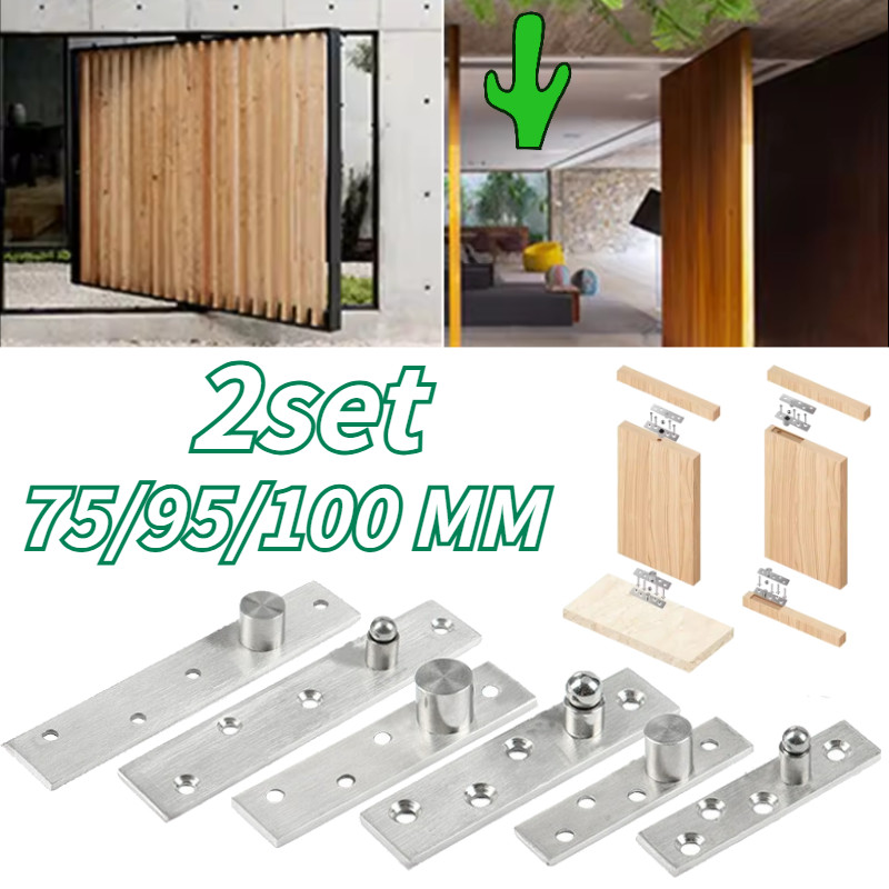 Jual 2Pcs 75/95/100MM Engsel Pivot 360° Engsel Putar Engsel Pivot ...