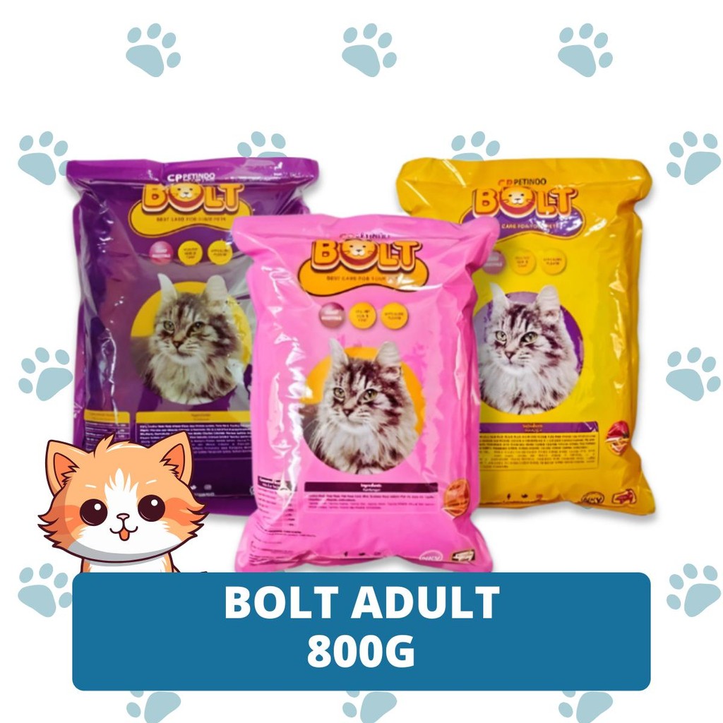 Jual Makanan Kucing BOLT Cat Food Tuna Repack Kitten, Adult Best Seller ...