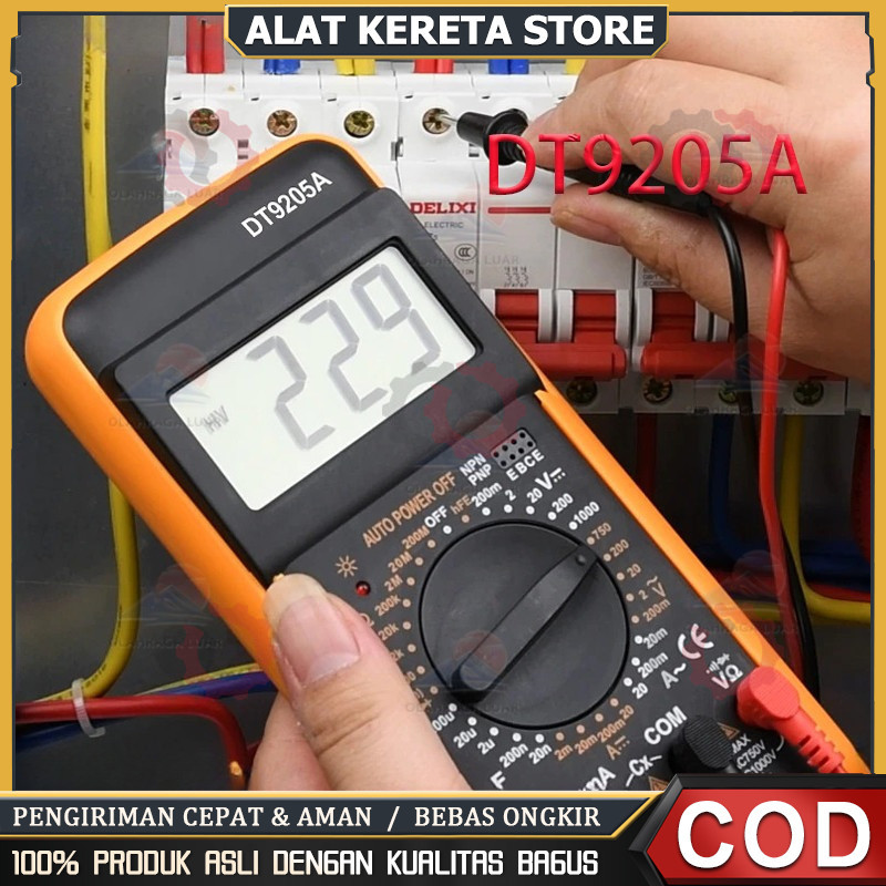 Jual Digital Multimeter - DT9205A/XL830L RICHMETERS Pocket Size Digital ...