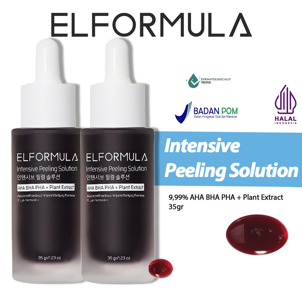 Jual ELFORMULA Intensive Peeling Solution - Serum Exfoliasi Wajah Mencerahkan Dark Spot dan ...