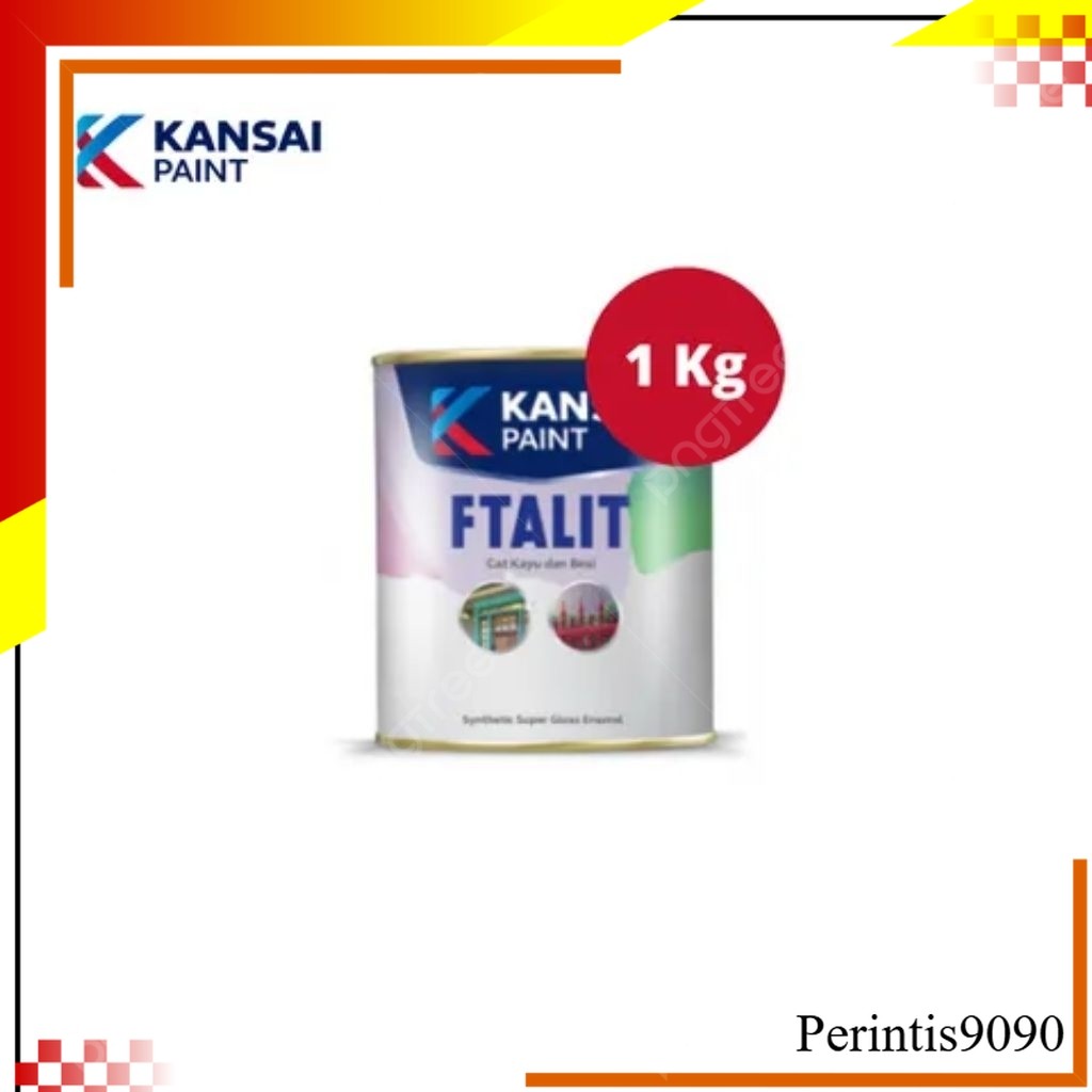 Jual Cat minyak Ftalit kansai paint 1kg red orange 601 | Shopee Indonesia