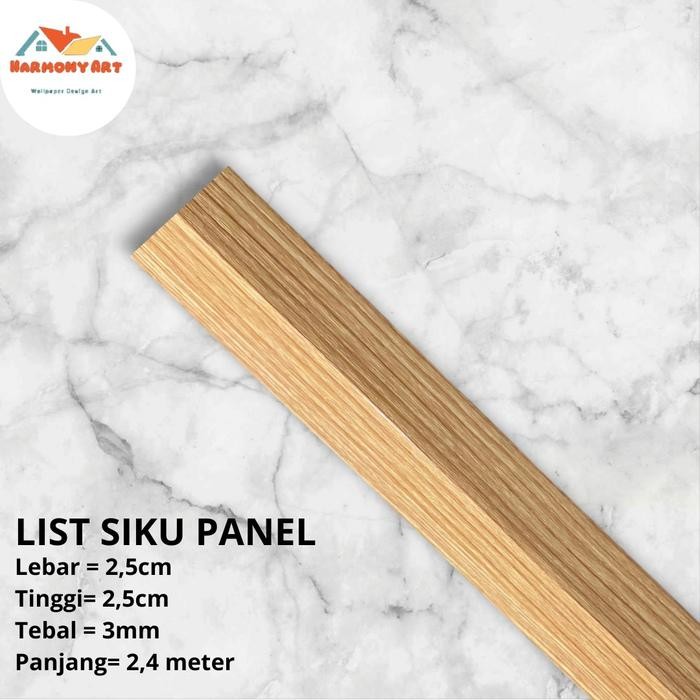 Jual HA-List Siku WPC Sudut Siku L/ LIST Penutup WPC Siku List Wall ...