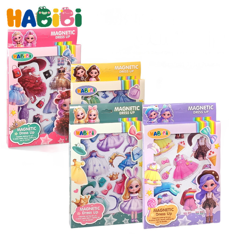 Jual Habibi Mainan Dress Up Putri DIY Premium – Buku Stiker Ganti ...