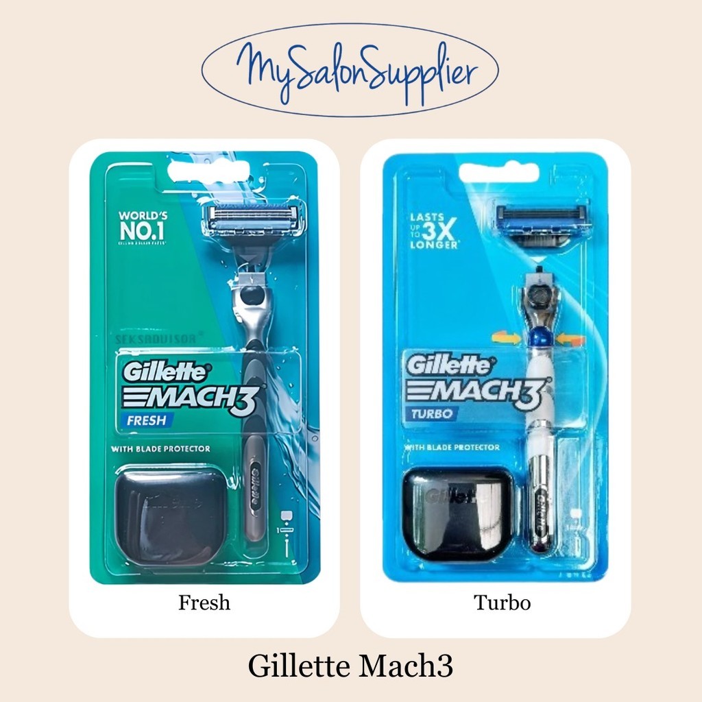 Jual Gillette Mach3 Turbo / Fresh Razors Alat Cukur Pria (diskon ...