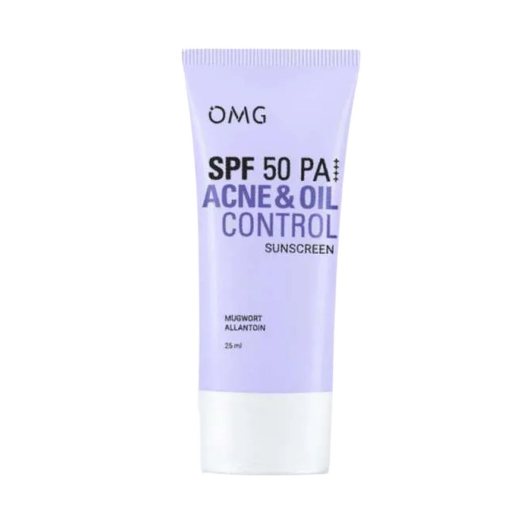 Jual OMG Oh My Glow Acne & Oil Control UV Barrier Sunscreen SPF 50 PA ...
