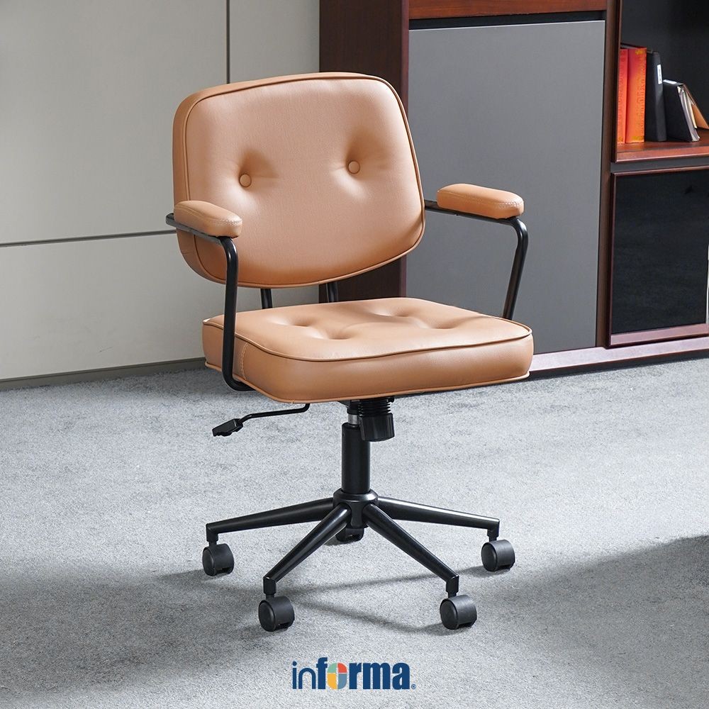 Jual Informa Unai Kursi Kantor Sandaran Rendah - Cokelat Tempat Duduk ...