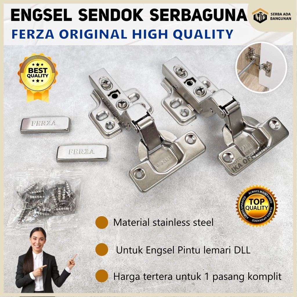 Jual SAB Engsel Sendok FERZA / ENGSEL PINTU-ENGSEL LEMARI-ENGSEL PINTU ...
