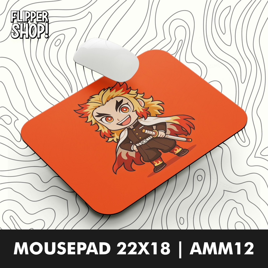 Jual Mousepad Motif Demon Slayer Rengoku/Iguro/Tengen/Douma/Hantengu ...