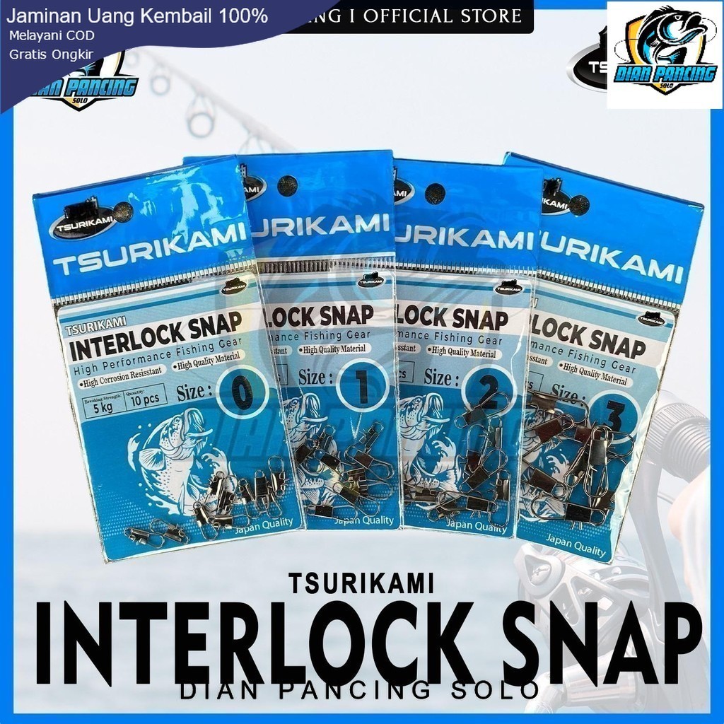 Jual Interlock Snap Pancing Tsurikami High Performance Fishing Gear ...