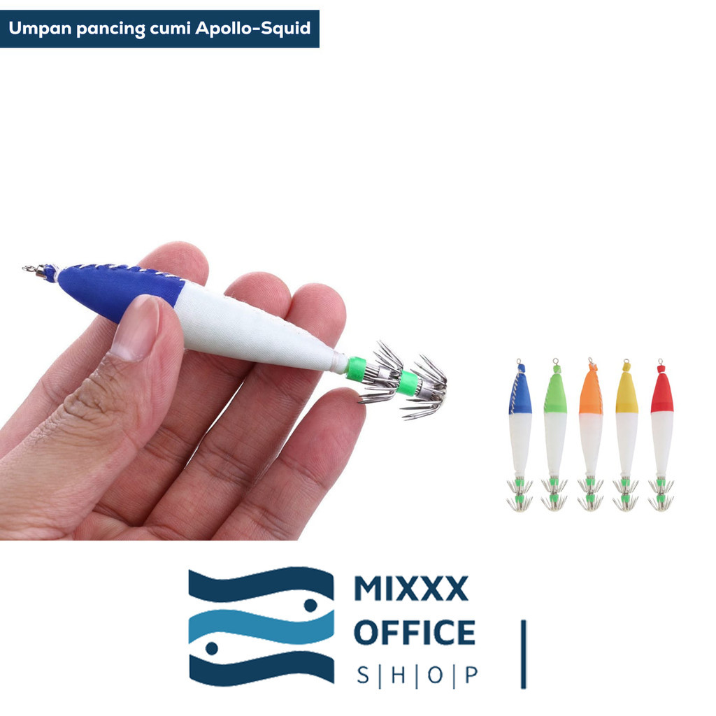 Jual MIXXX Umpan pancing cumi Apollo-Squid jig Seawood best quality ...