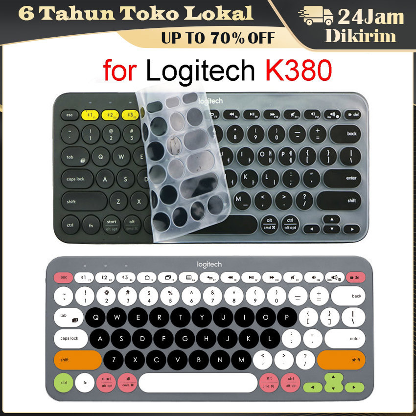 Jual Pelindung Keyboard Logitech K380 / Cover Silikon Ultra Tipis ...