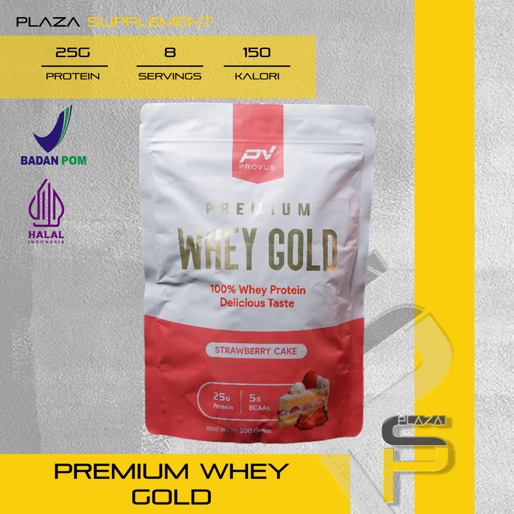 Jual Provus Whey Gold 300 gr - 100% Whey Protein | Shopee Indonesia
