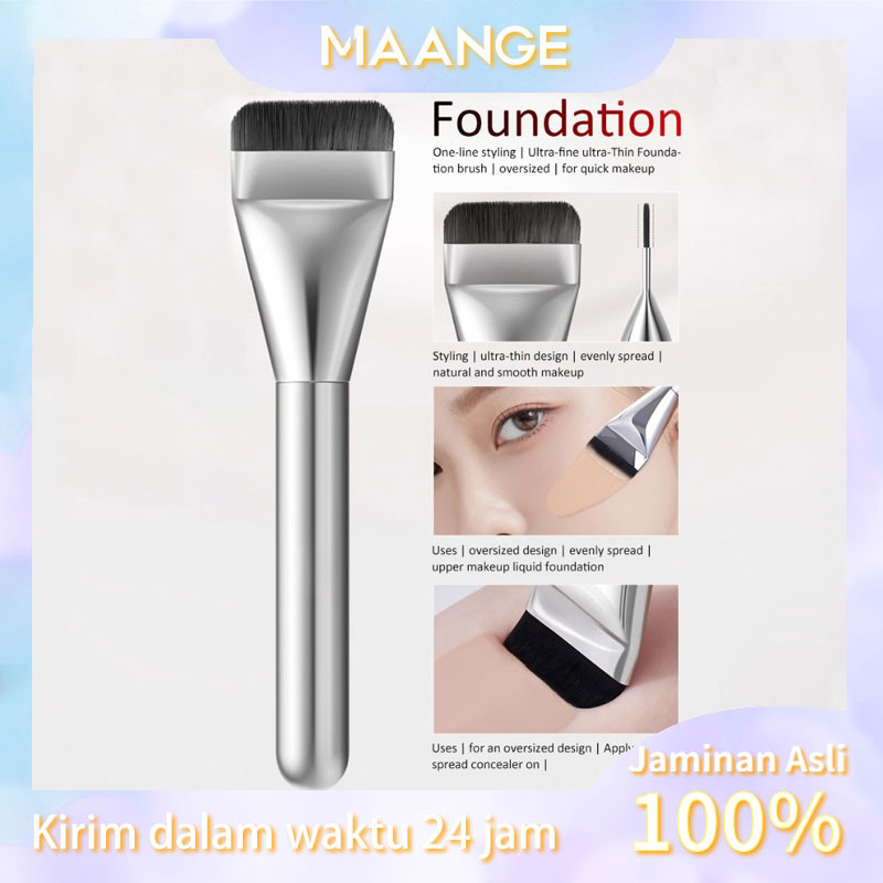 Jual Kuas Alas Bedak Flat Brush Make Up Lembut Ultra Tipis Professional ...