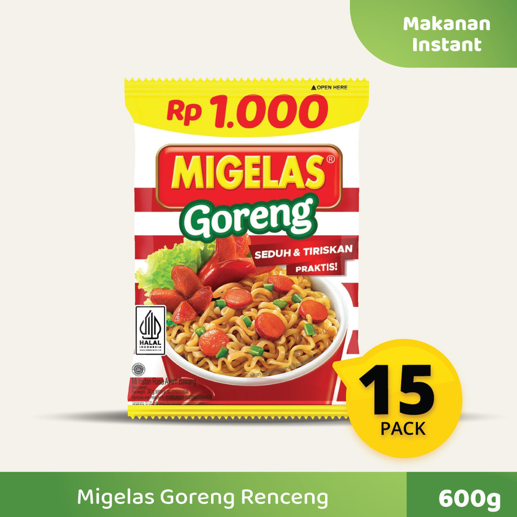 Jual Migelas Goreng Renceng 15 Sachet | Shopee Indonesia