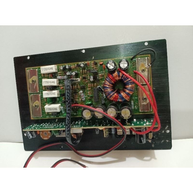 Jual Power Amplifier Monoblock Dc 12 Volt Kit Bastube Aktive 200Watts ...