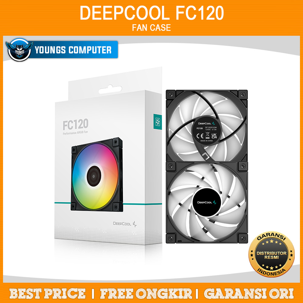 Jual FAN CASE DEEPCOOL FC 120 12CM ARGB Single Fan | Shopee Indonesia