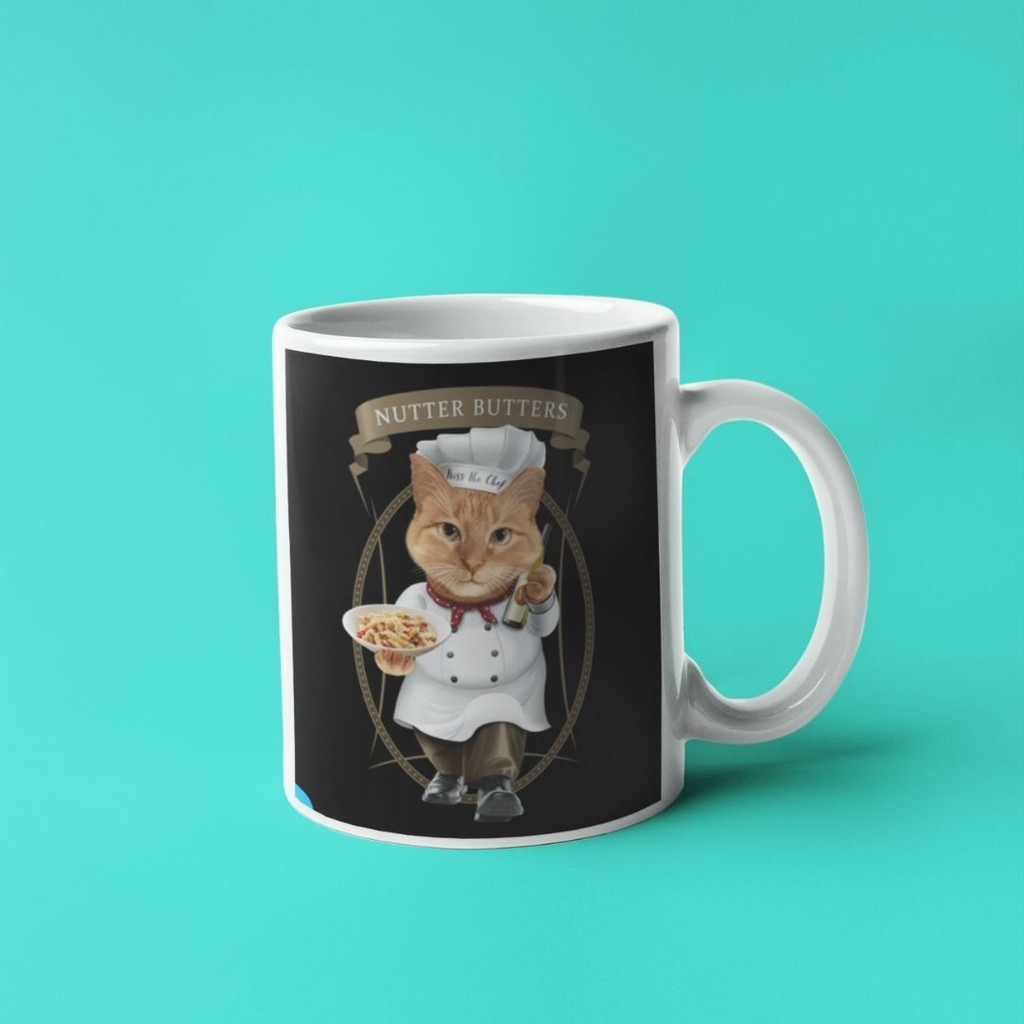 Jual Mug Motif Cangkir Desain Gambar Kucing Cat Koki Keko Matoosxkeko ...