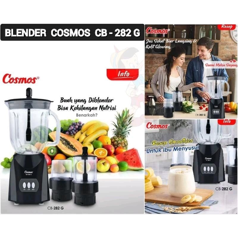 Jual Cosmos CB-282 G / Blender cosmos cb282g / Blender cosmos kaca 3in1 ...