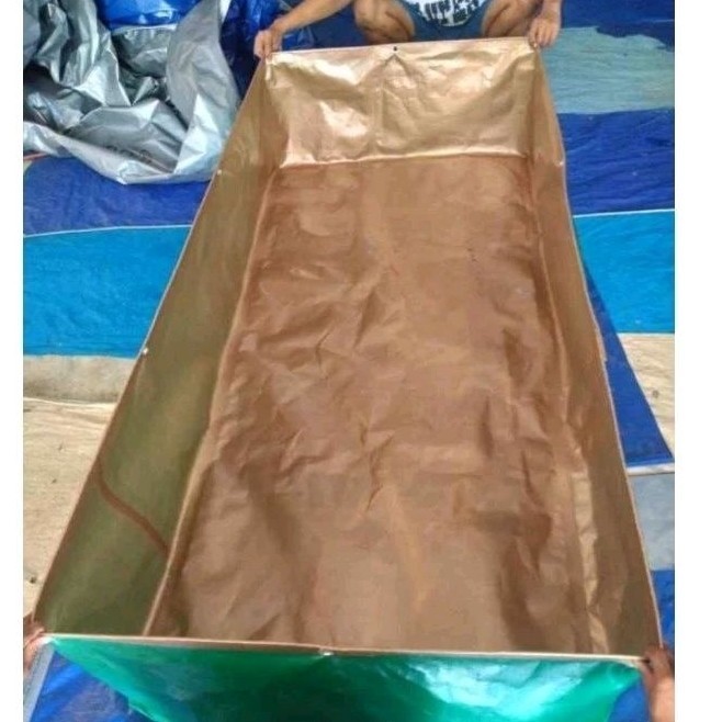 Jual custom terpal kolam type A20 korea cap lele | Shopee Indonesia