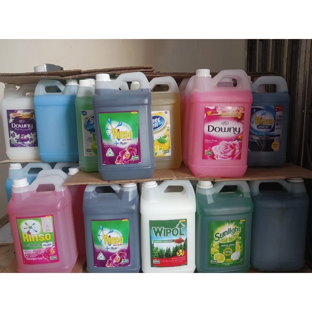 Jual PROMO DETERGEN CAIR LIQUID LAUNDRY / SOFTENER / KARBOL / CUCI ...