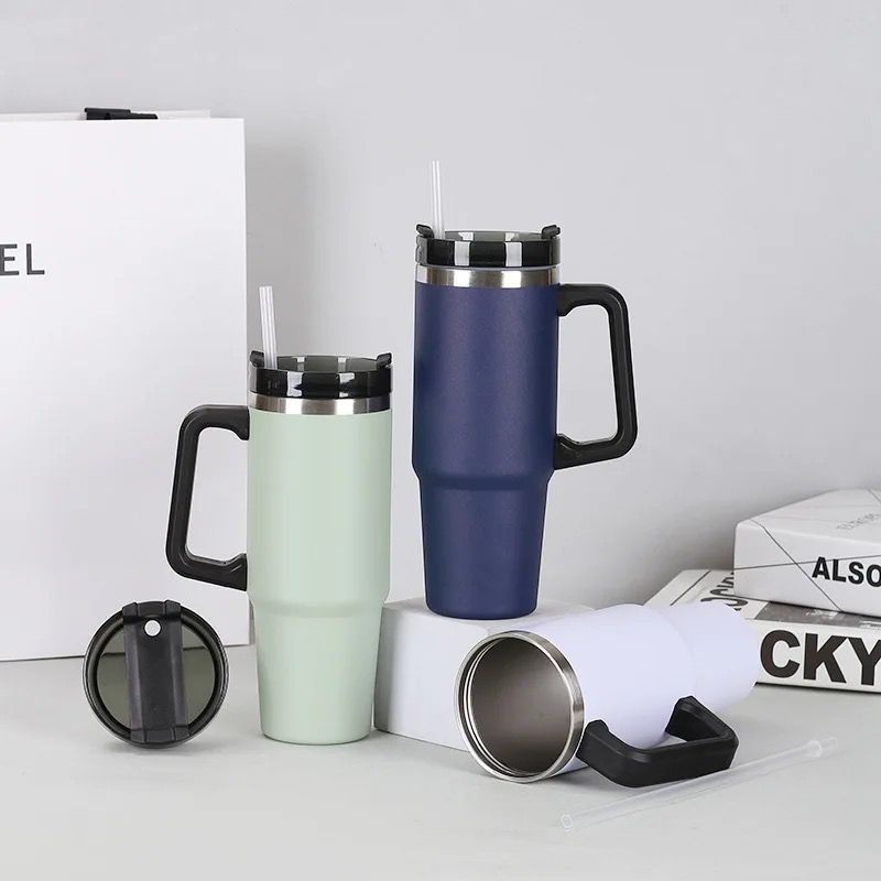 Jual TERMOS TUMBLER MODEL JUMBO 1300ML TAHAN PANAS DINGIN STAINLESS ...