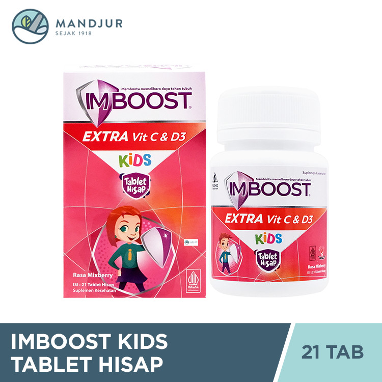 Jual Imboost Kids Tablet Hisap - Suplemen Penambah Daya Tahan Tubuh ...