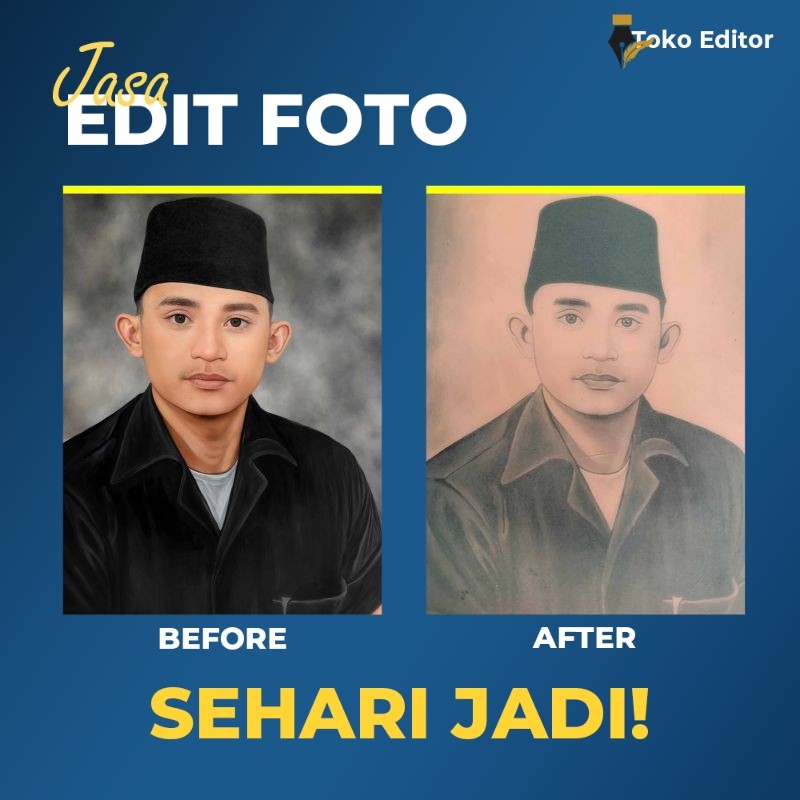 Jual EDIT FOTO HITAM PUTIH MENJADI BERWARNA PROFESIONAL EDITOR ...