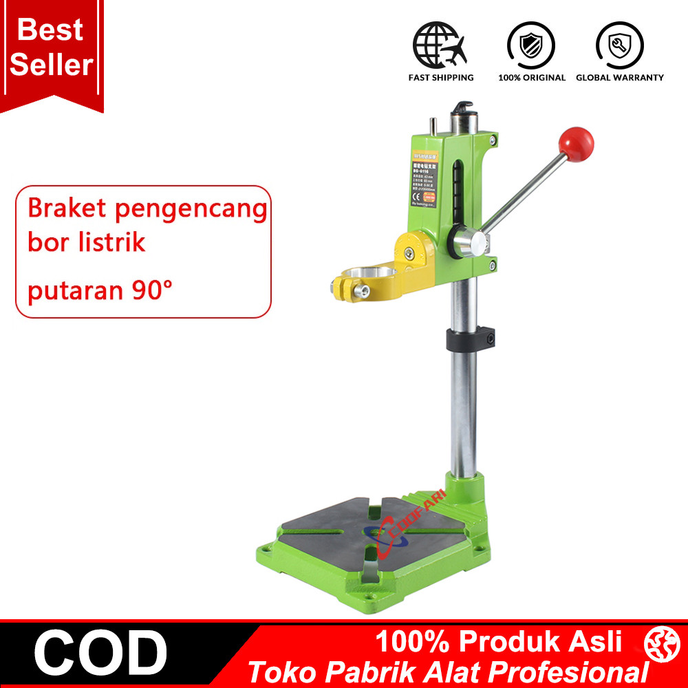 Jual Stand Dudukan Bor / Drill Stand Stand Mesin Bor Tangan Stand Drill ...
