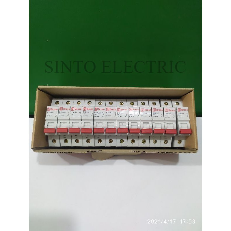 Jual BROCO MCB 10 A (Miniature Circuit Box) 10A | Shopee Indonesia