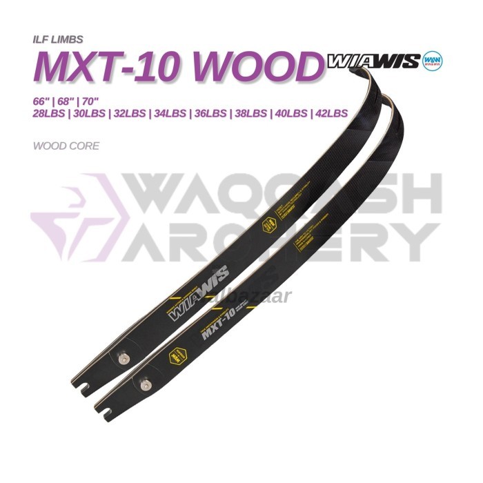Jual WIAWIS MXT-10 WOOD ILF LIMBS Recurve Bow Original | Shopee Indonesia