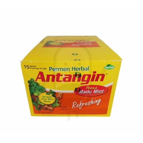 Jual Antangin Permen Herbal Rasa Madu Mint 10 Gram Box 15 Sachet ...