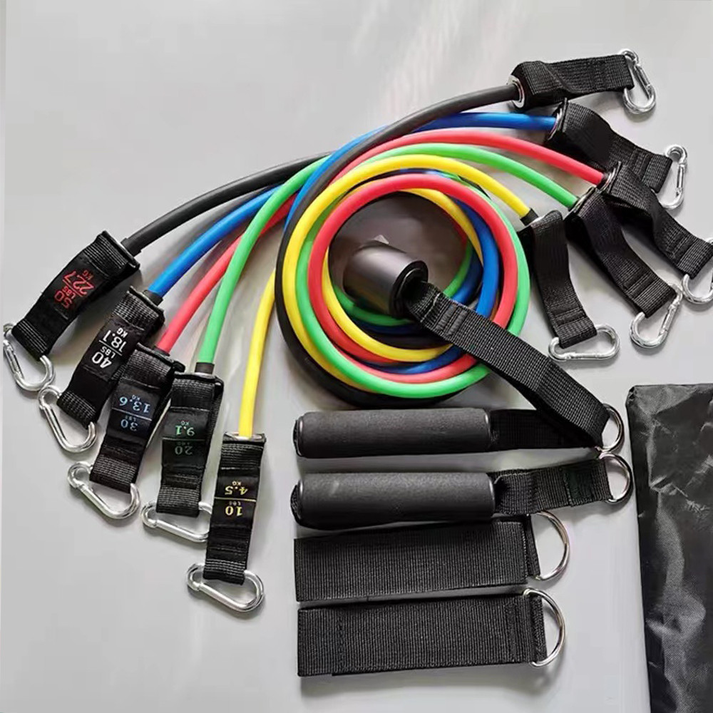 Jual Elastic rope fitness men elastic band tension rope fitness ...