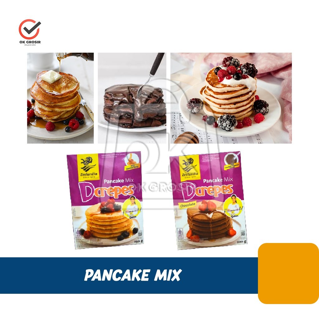 Jual Tepung Pancake Zeelandia D'Crepes Tepung Kue Pancake Mix Instan ...