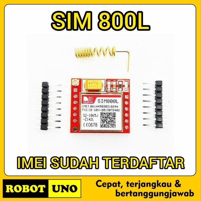 Jual SIM800L GSM GPRS Module Serial Modem Shield sim800 L sim 800 800L ...