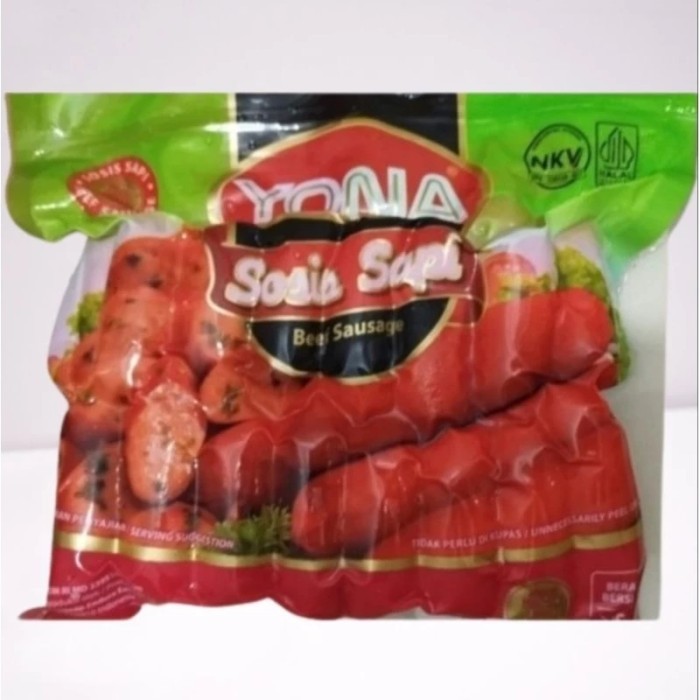 Jual SOSIS SAPI COCKTAIL MERAH 450 GRAM YONA | Shopee Indonesia