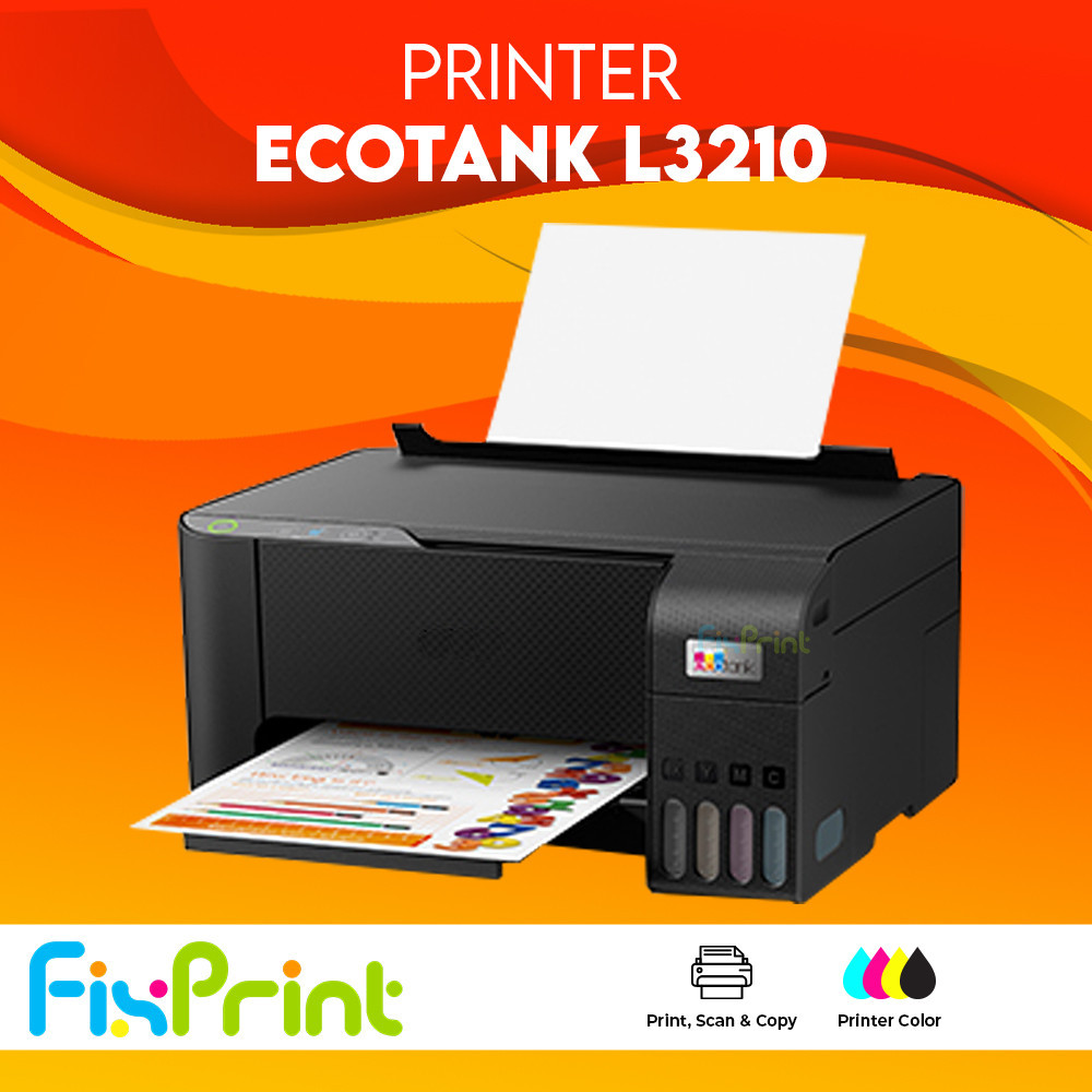 Jual Printer EcoTank L3210 Print Scan Copy AIO A4 L 3210 Eco Tank ...
