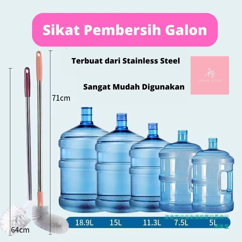 Jual Sikat Pembersih Galon / Sikat Galon isi ulang Manual Terbaru ...