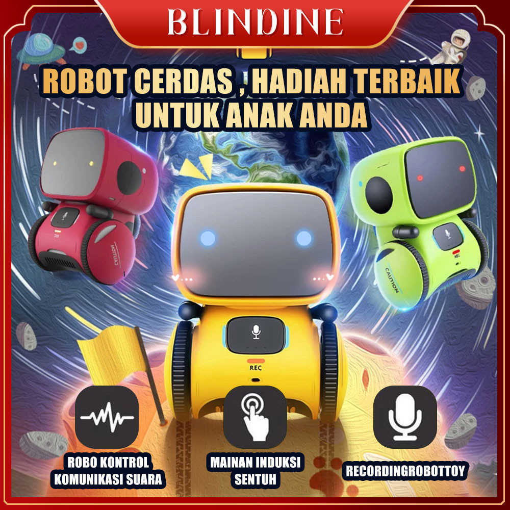 Jual Mainan Robot Pintar Interaktif Elektrik dengan Sensor Sentuhan ...